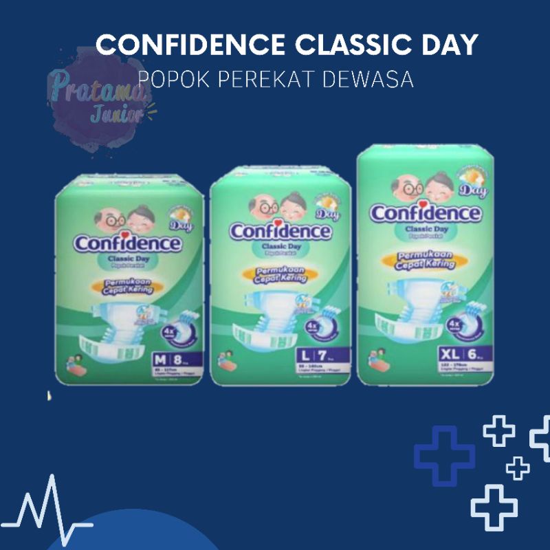 Confidence Classic Day Adult Adhesive Diapers | Shopee Philippines