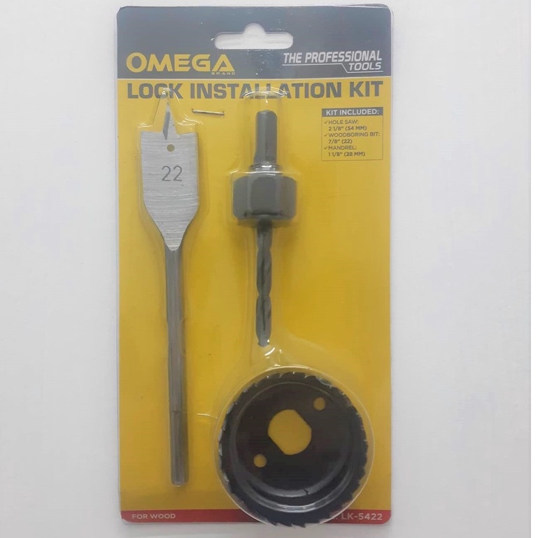OMEGA Lock Installation Kit | Lock Door Knob Installation Kit Standard ...