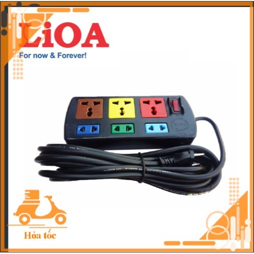 Lioa Premium Multi-Purpose Power Socket (6 SOCKETS - 3M CORD) | Shopee ...