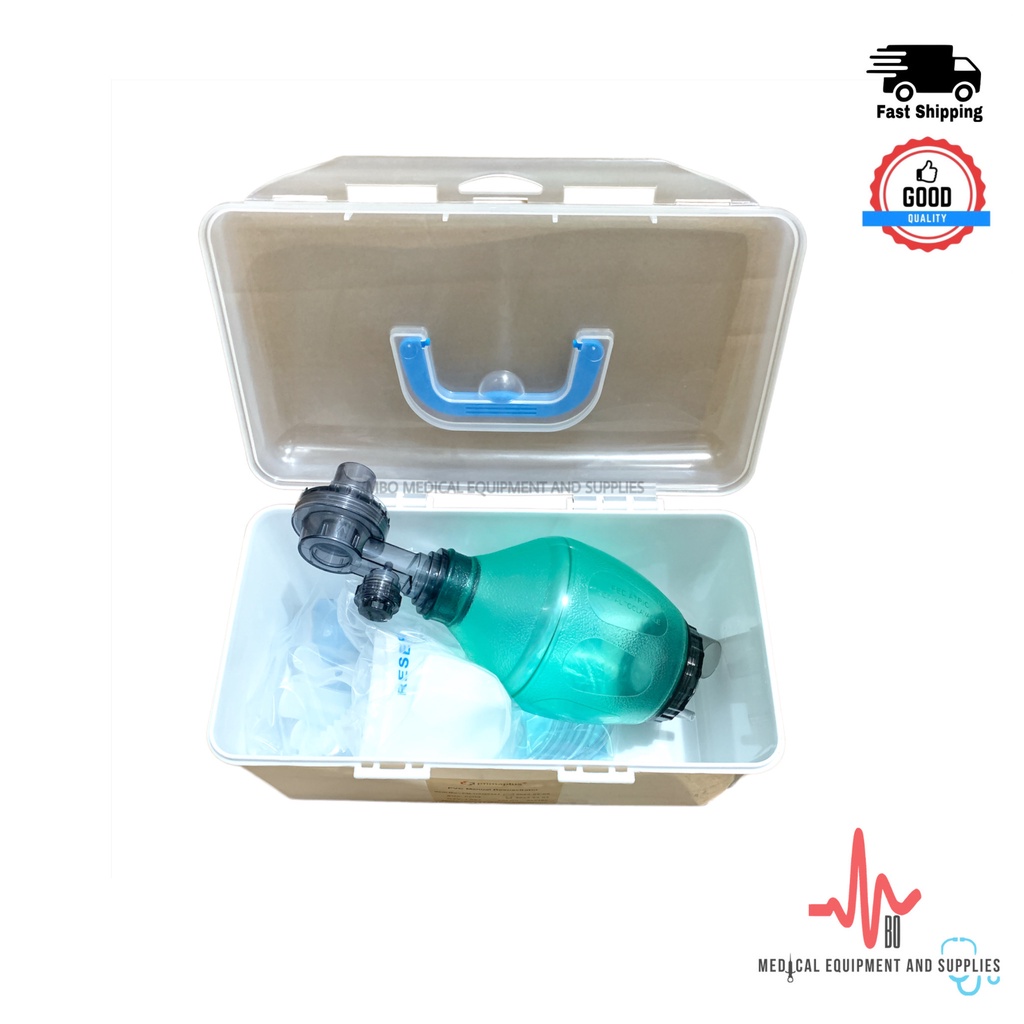 Ambu Bag / Manual Resuscitator SET PVC (Adult, Pedia) | Shopee Philippines