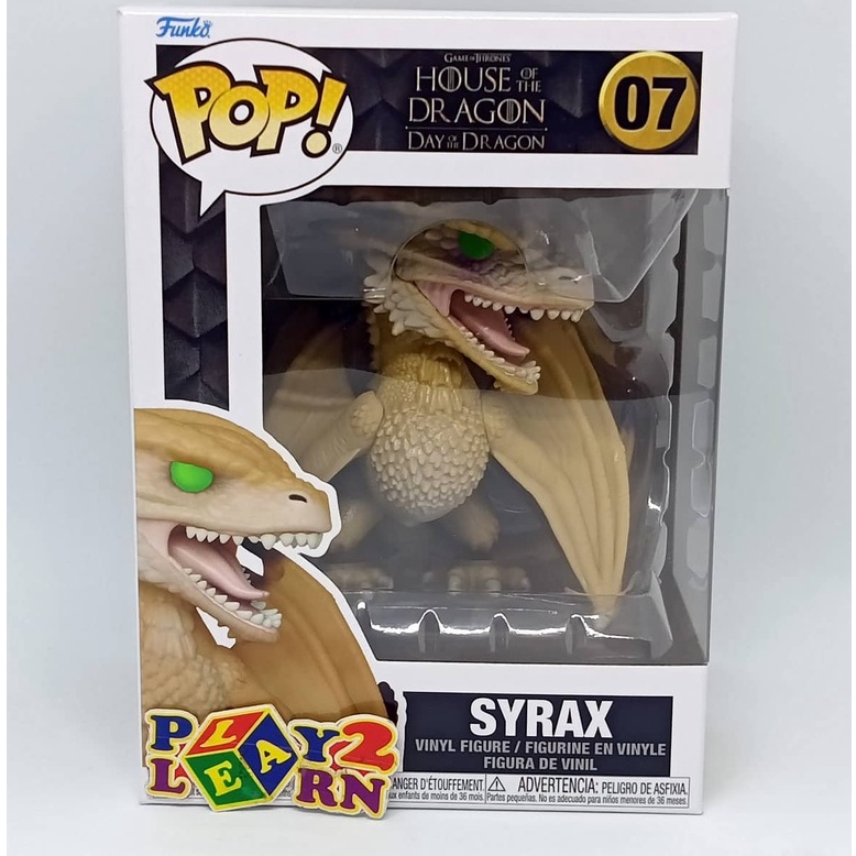 Funko POP! House of the Dragons #07 Syrax w/ protector | Shopee Philippines