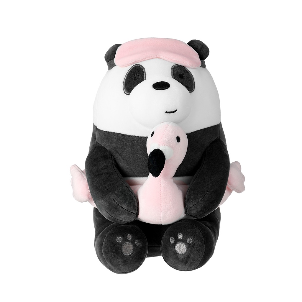 MINISO We Bare Bears Summer Vacation Series Plush Toy Ice Bear.Grizzly ...