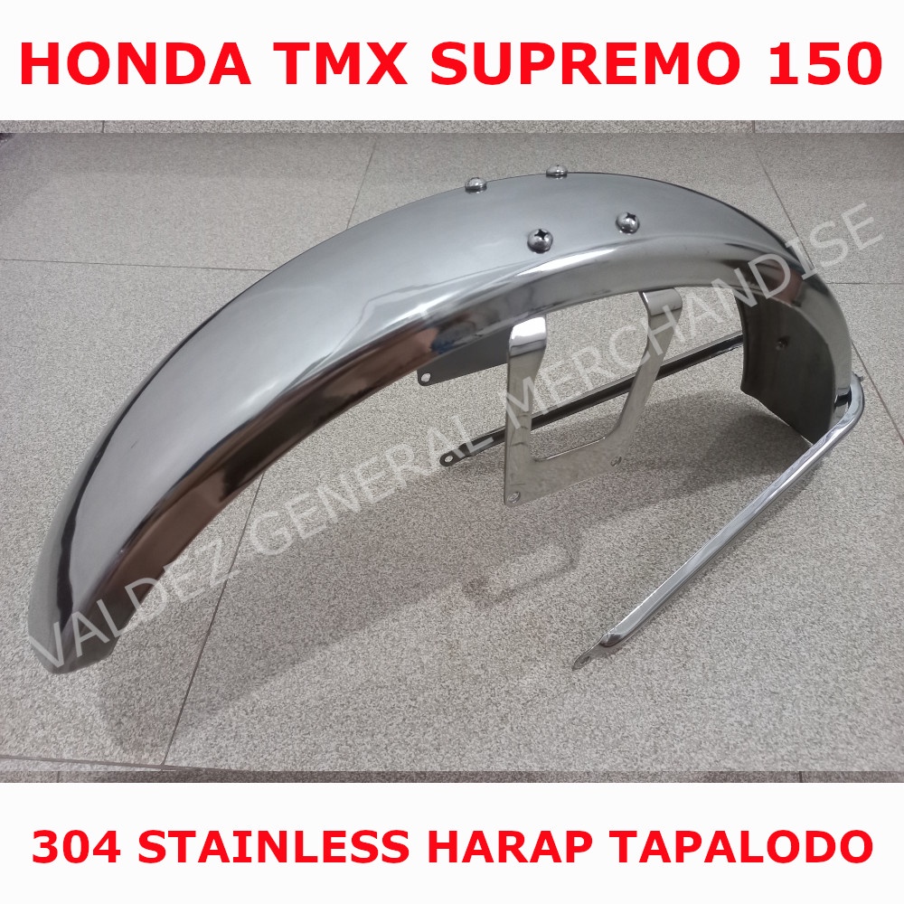 TMX SUPREMO 150 Front Fender, Tapalodo Harap Stainless, 304 Stainless ...