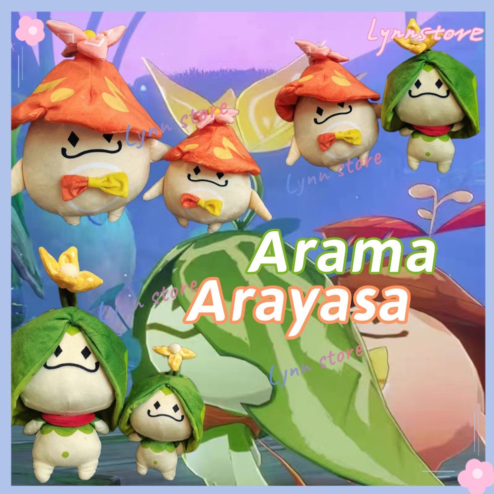 30cm GENSHIN IMPACT Arama Arayasa Plush Toy Cartoon Game Character Doll ...