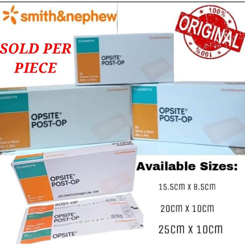 OPSITE POST-OP ( SOLD PER PIECE) Dressing / Wound Dressing ( Waterproof ...