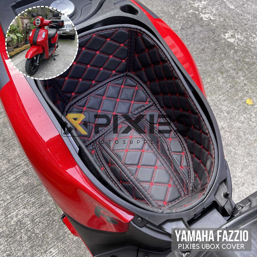 YAMAHA FAZZIO 125 PIXIES UBOX SEAT COMPARTMENT COVER | Shopee Philippines
