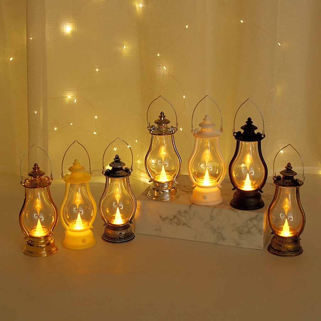 Battery Operated Hanging Candle Light, Oil Lamp Miners Lantern Lamp for ...