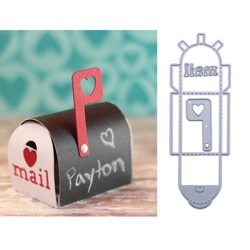Mailbox Box Cutting Dies Carbon Steel Stencil for DIY Scrapbooking ...