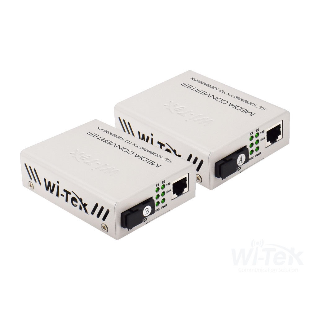 Wi-Tek WI-MC101G Gigabit Single Mode Fiber Optic Media Converter | Witek by EJD | Shopee Philippines