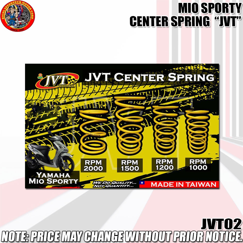 MIO SPORTY CENTER SPRING "JVT" (JVT02) | Shopee Philippines