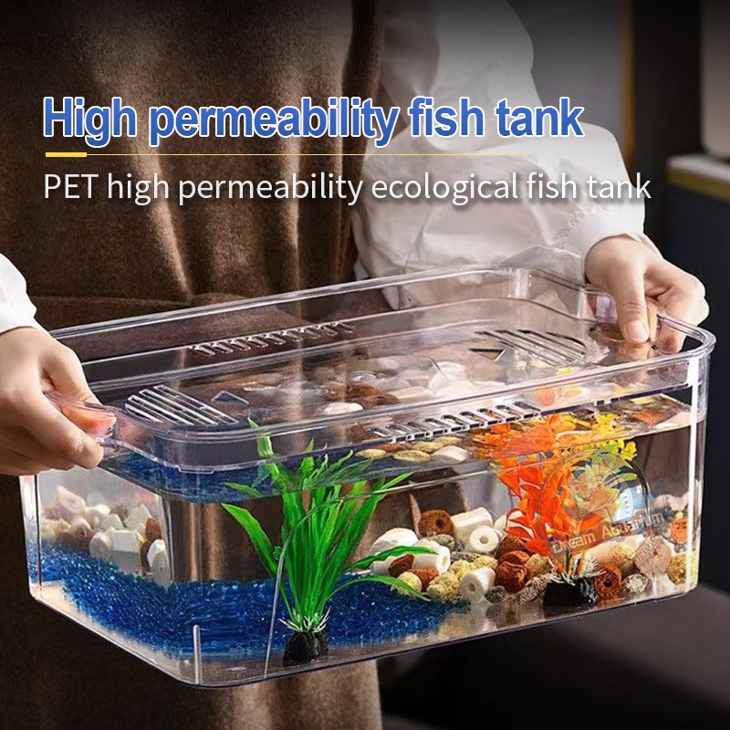 Fish Tank Aquarium Aquarium Tank With Lid | Shopee Philippines
