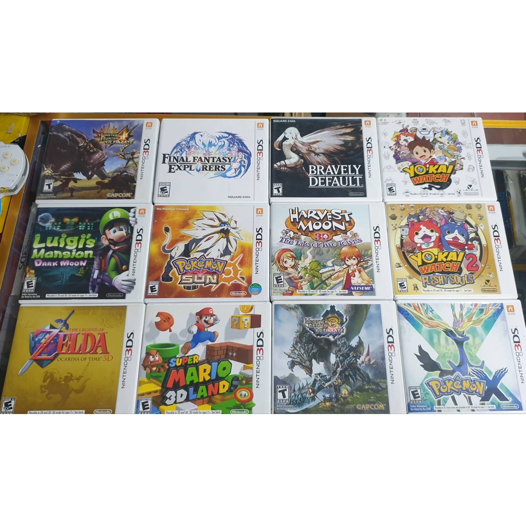 Original Game Cartridges for Nintendo 3DS (US Version) | Shopee Philippines
