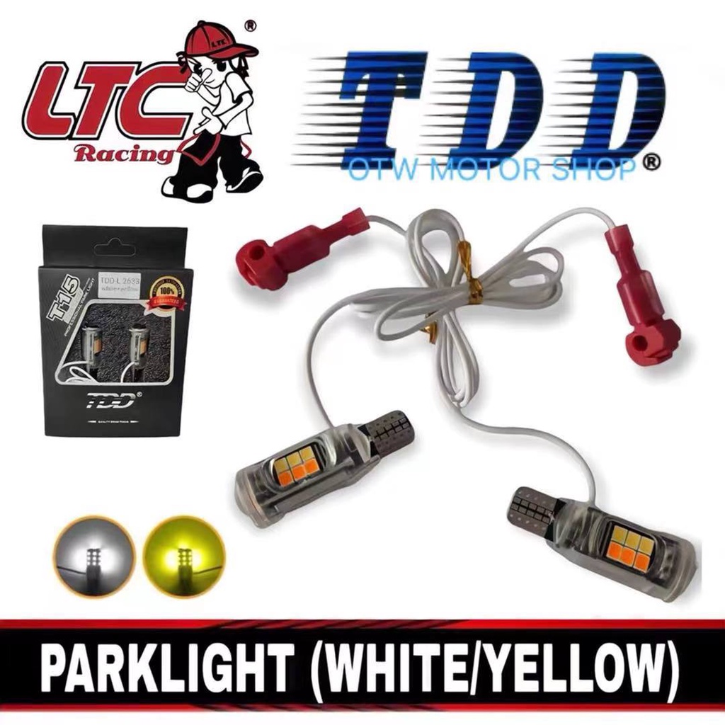 TDD L2633 Motorcycle Led Dual Contact Parklight (Yellow+White) | Shopee ...