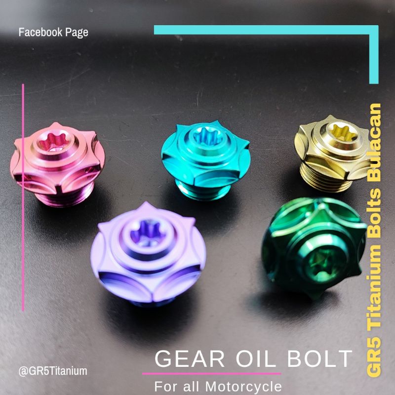 TITANIUM SCREW GR5 ENGINE OIL BOLT PER PIECE | Shopee Philippines