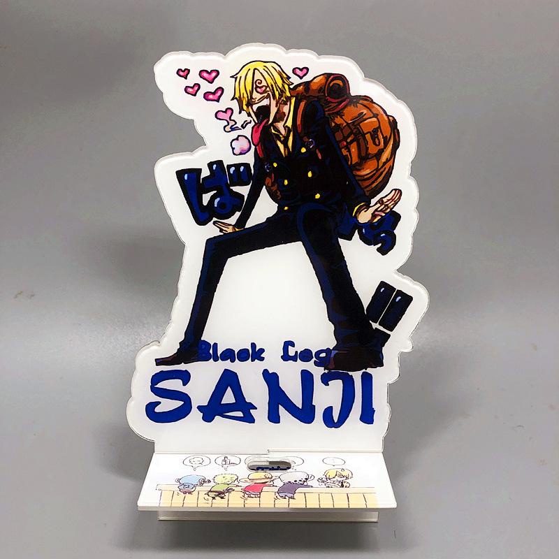 Creative Anime Cartoon One Piece Around Luffy Acrylic Mobile Phone Lazy ...