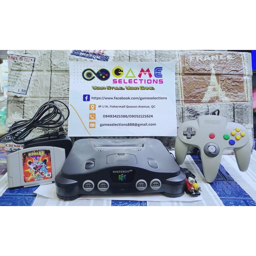 Original Nintendo 64 N64 Modified Slot Complete Set (Can play US and ...