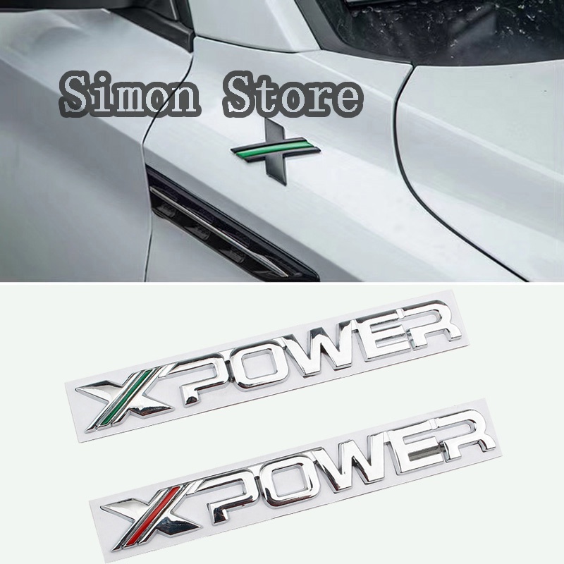 Metal X XPower Car Side Fender Sticker Emblem for MG MG5 MG6 TF GS Auto ...