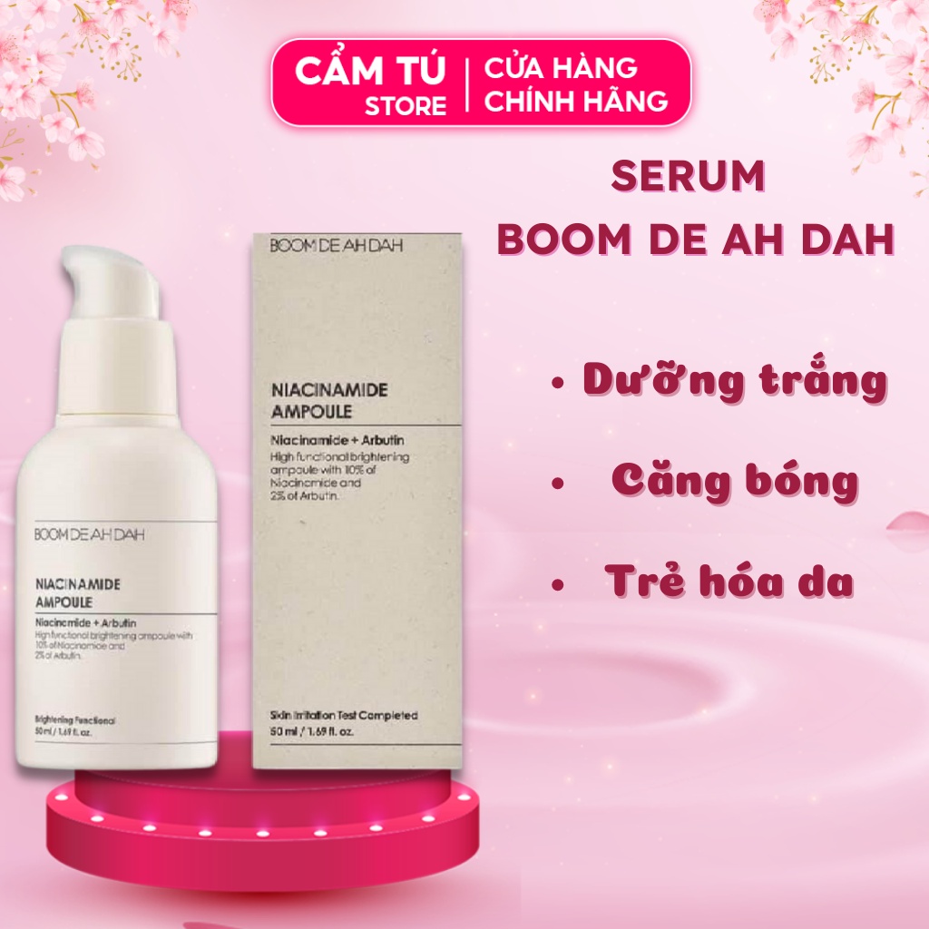 Serum Boom De Ah Dah Skin Whitening and Tightening Niacinamide 10% ...