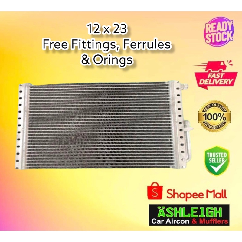 Ashleigh Long Condenser 12x23 Laminated Car Aircon Parts Supplies ...