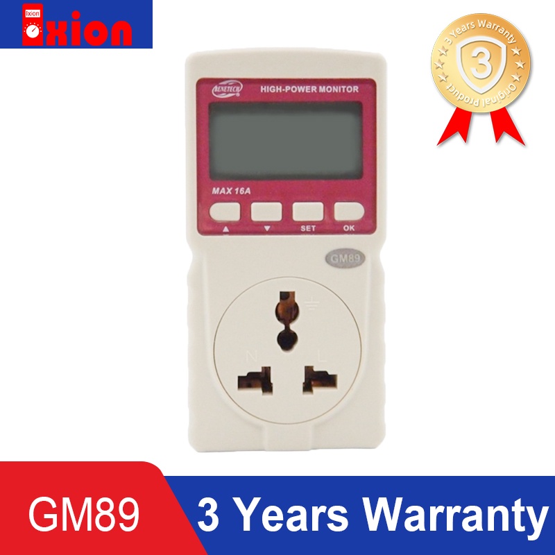 Benetech GM89 Digital LCD Micro Power Meter Analyzer Monitor wattmeter ...