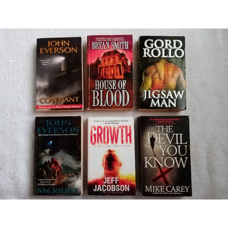 RARE / MODERN HORROR BOOKS (2000s)- John Everson, Gord Rollo, Bryan ...