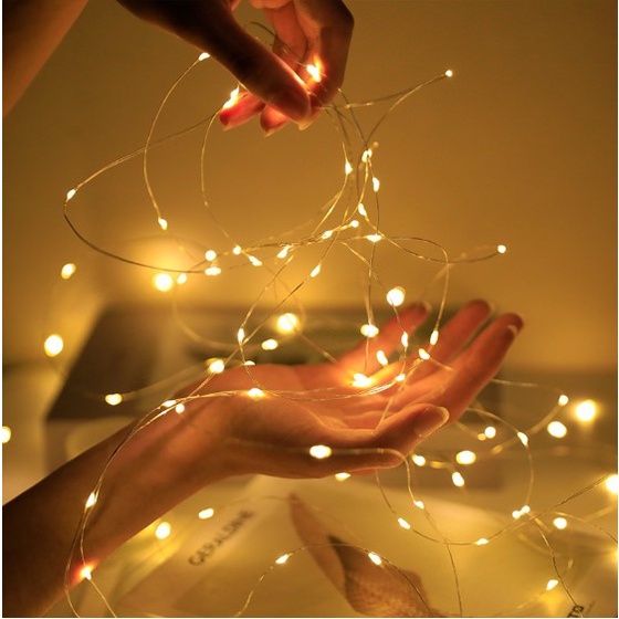 USB Mini LED String Fairy Lights Party Home Decorate Wire 1M 3M 5M 10M | Shopee Philippines