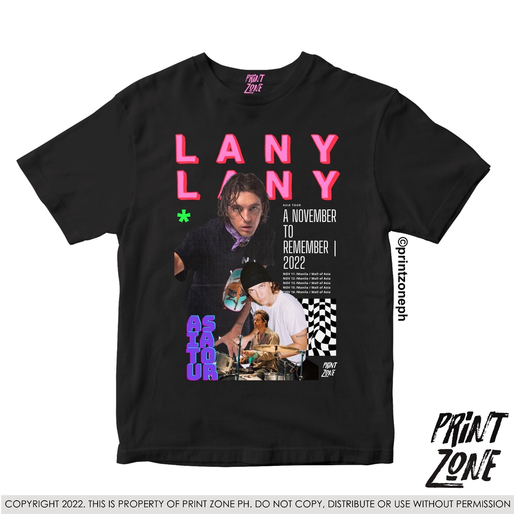 LANY SHIRT GGBBXX - A NOVEMBER TO REMEMBER 2022 LIVE IN MANILA - ASIA ...