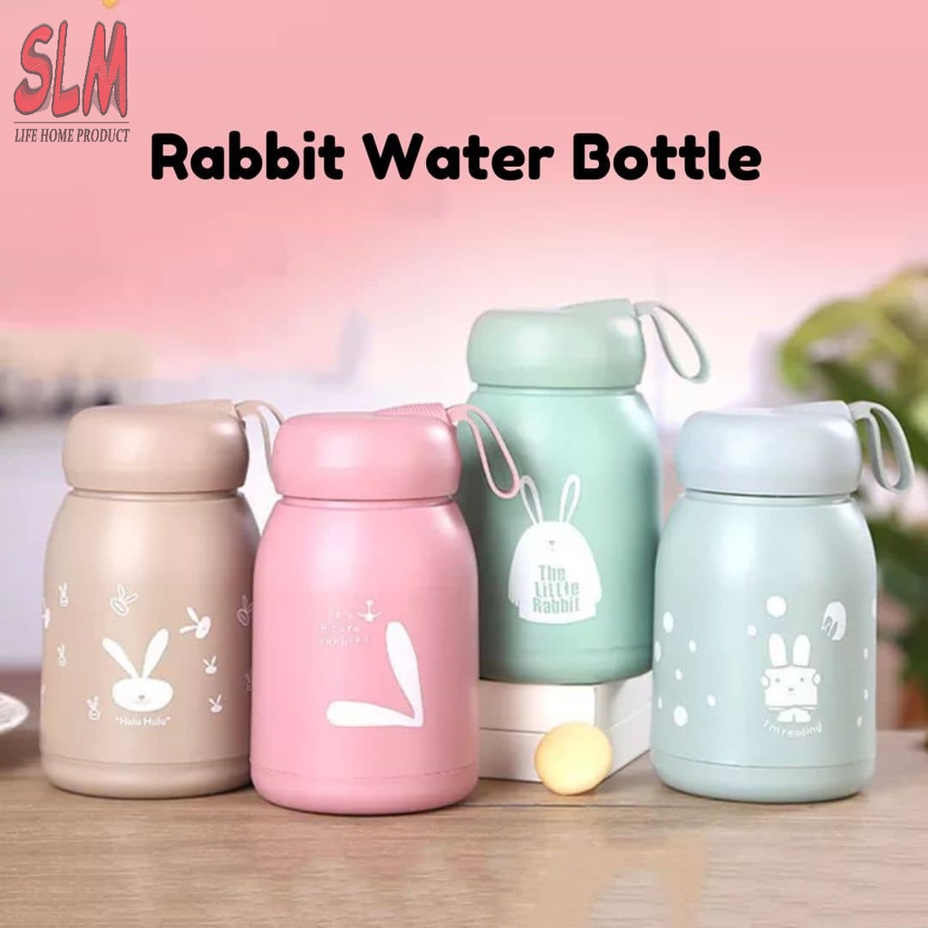 SLM 330ml Rabbit Design Stainless Steel Water Bottle Custom Cute ...