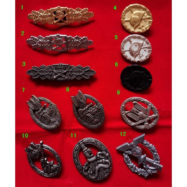 GERMAN ARMY WW2 1957 ISSUE GERMAN INFANTRY ASSAULT BADGE PIN | Shopee ...