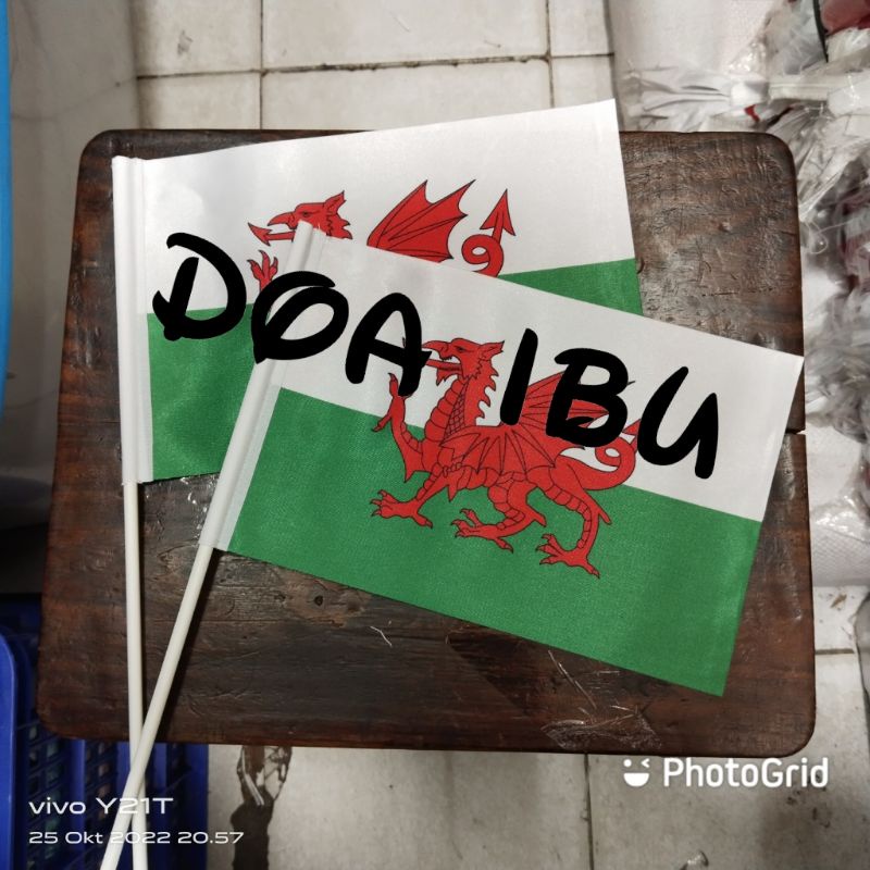 WALES stick flag hand flag | Shopee Philippines