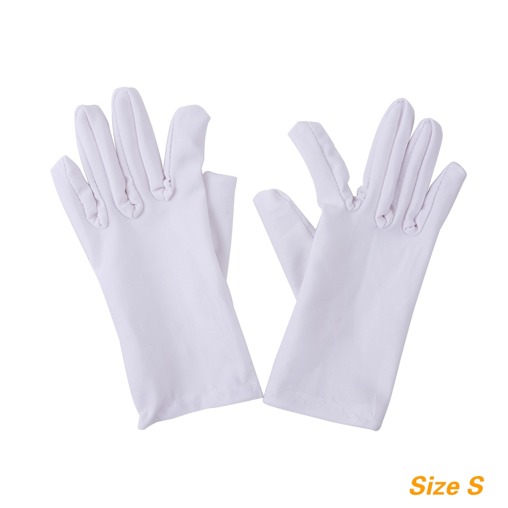 Santa's White Classic Gloves Formal Mittens Tactical Gloves/ Inspection ...