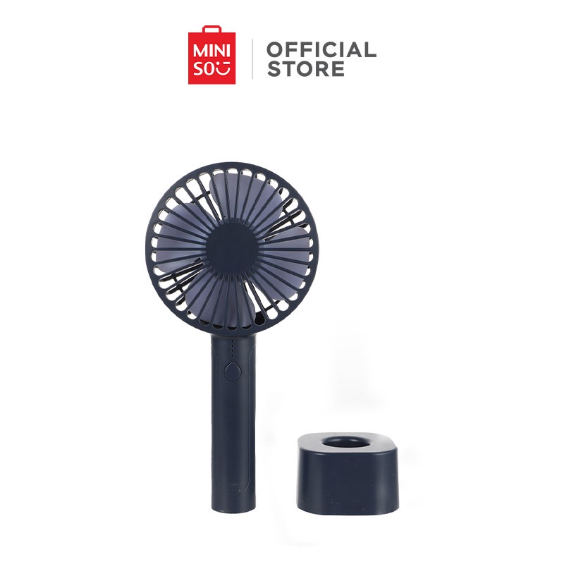 MINISO 1200mAh Handheld Small Fan with Base | Shopee Philippines