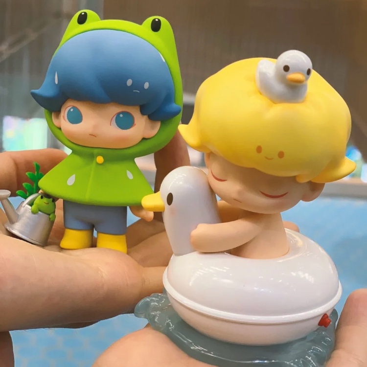 【Genuine】POPMART Dimoo Pets Vacation Series confirmed Doll Figure ...