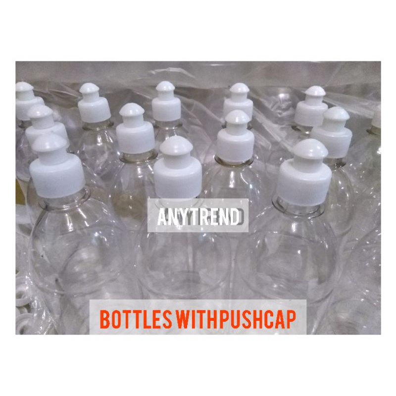 1LITER EMPTY BOTTLES WITH PUSH CAP /SPORTSCAP l 1000ML Plastic Bottles ...