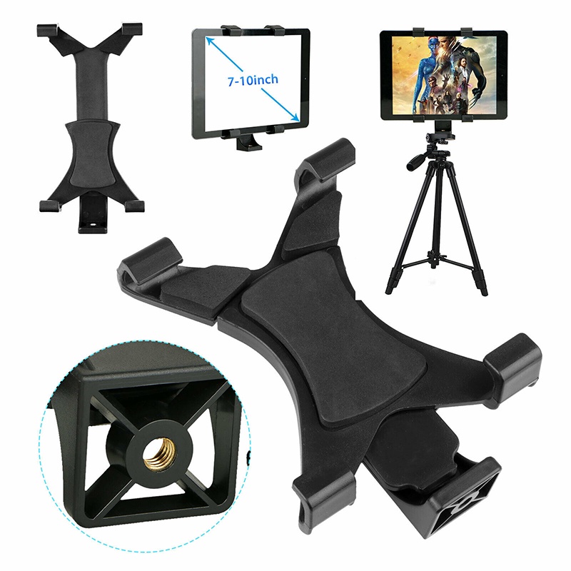 Universal Tablet Tripod Mount Clamp Tripod Mount Holder Bracket Clip ...