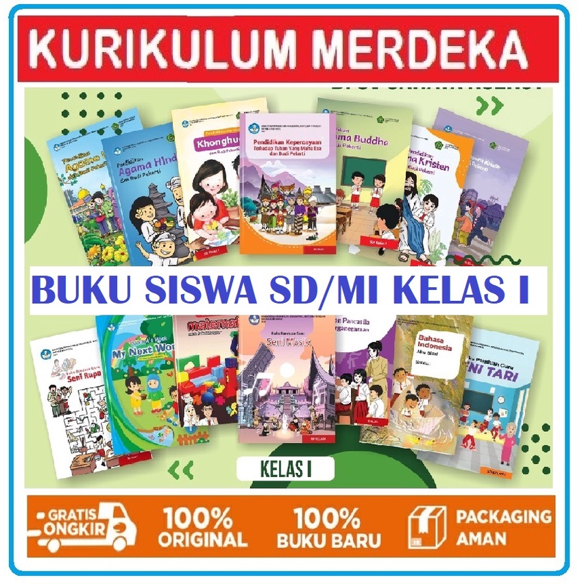 Class I Student Books - Package Books for Elementary / MI Class 1 ...