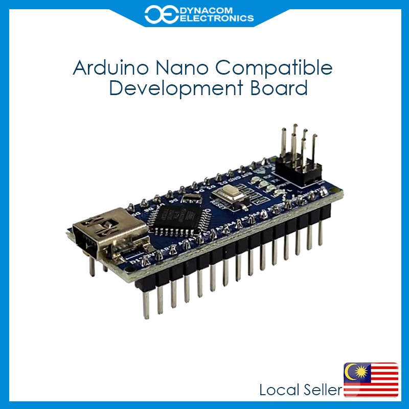 XTWduino Arduino Nano Compatible V3.0 Development Board Atmega328p with CH340(Mini USB) | Shopee ...