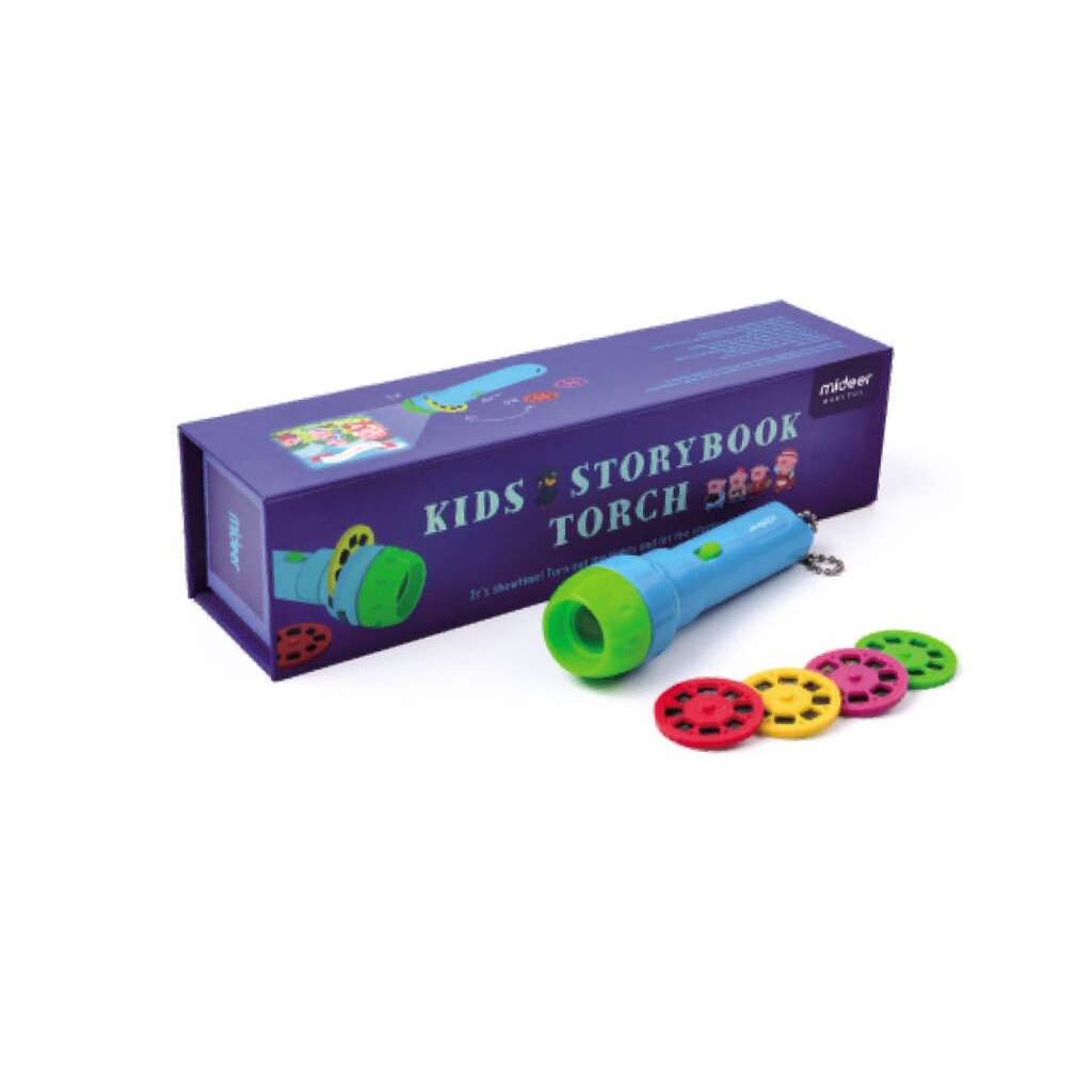 Mideer Kids Storybook Torch-Small Portable Size Story Projection ...