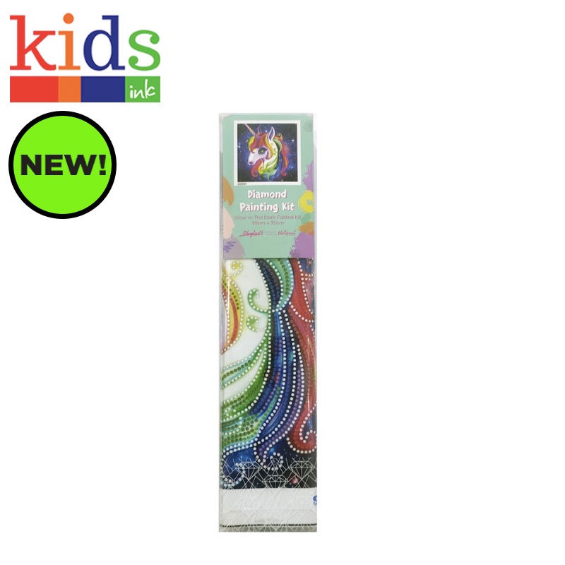 Skylar Diamond Painting Kit - Glow in the dark GD001 Unicorn 30 - Kids ...