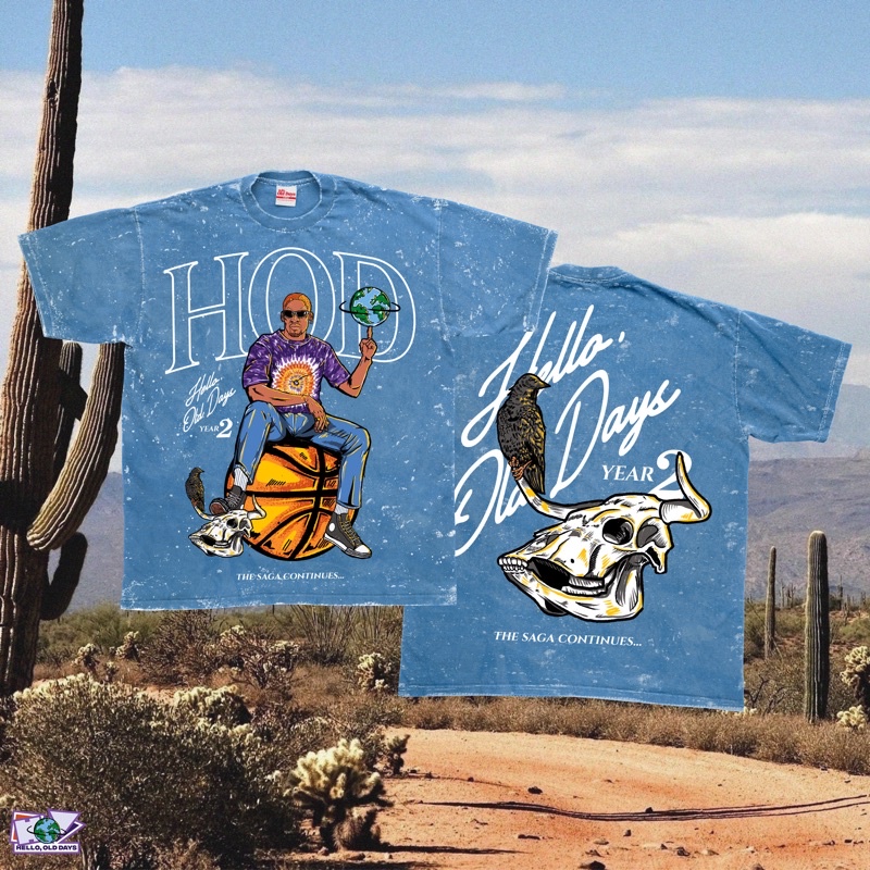 HOD YEAR II RELEASE - DENNIS RODMAN TRIBUTE SHIRT - HELLO, OLD DAYS ...
