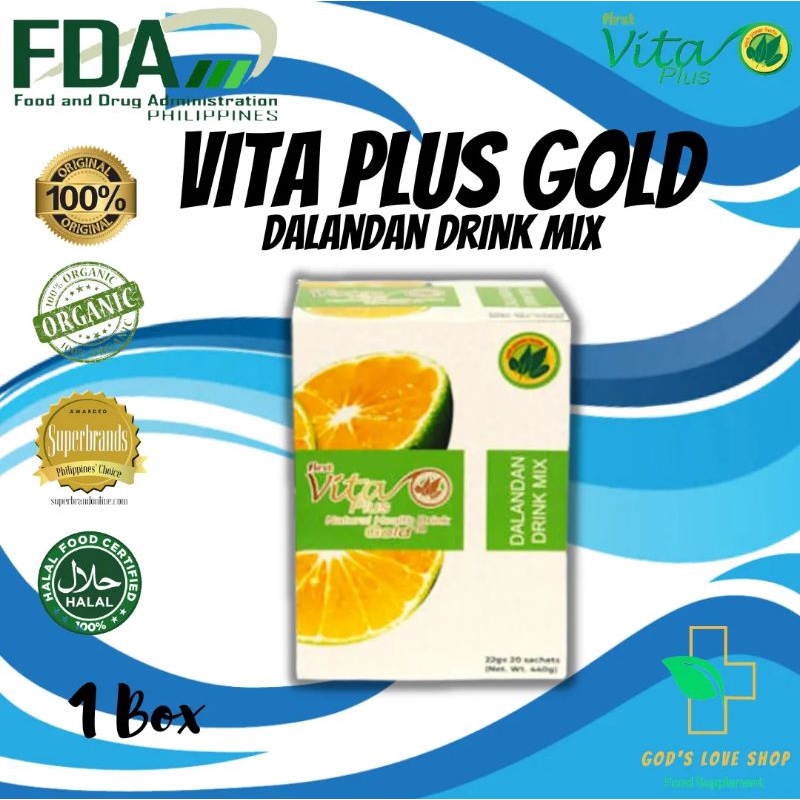 1 BOX FIRST VITA PLUS NATURAL HEALTH DRINK GOLD DALANDAN MIX DRINK 20 ...