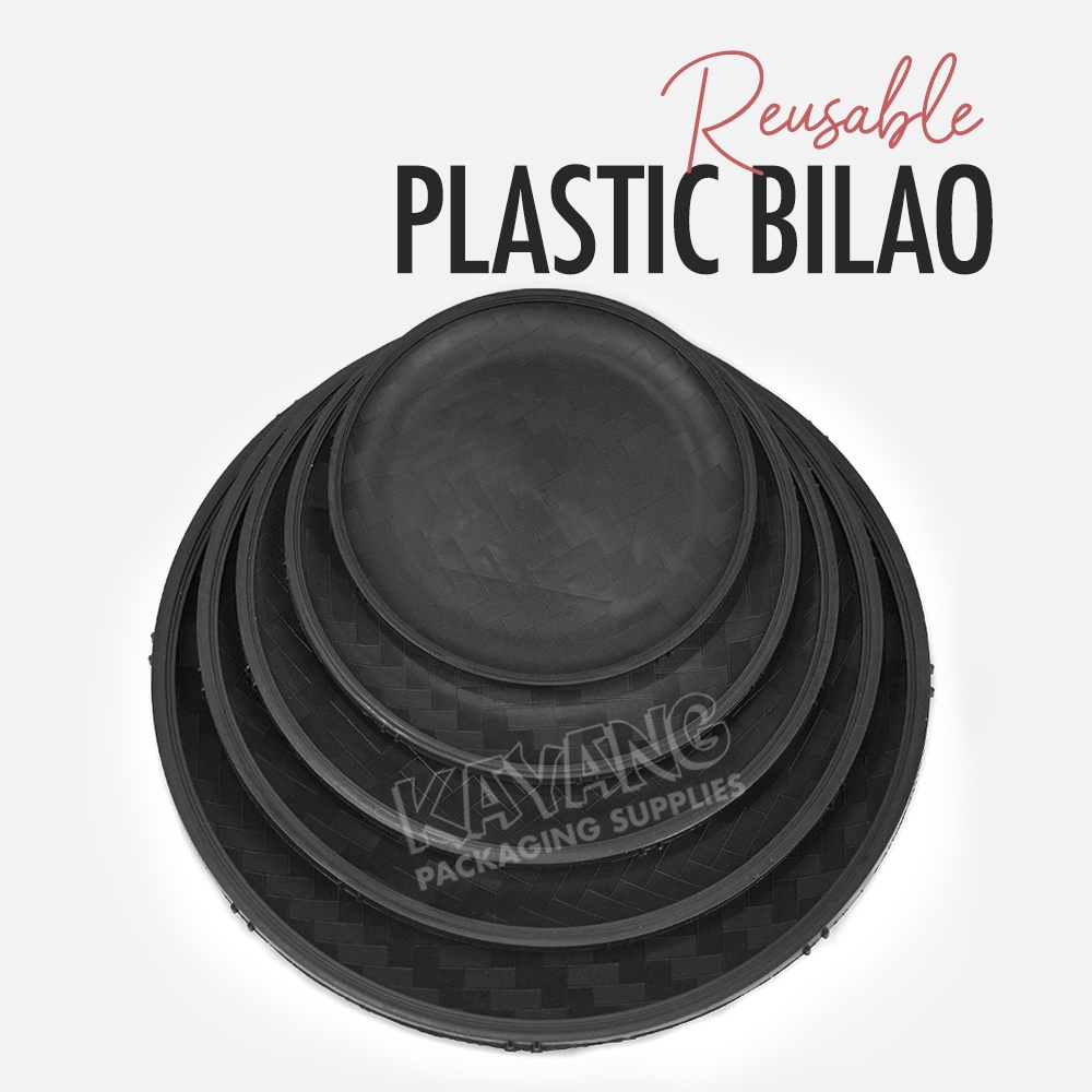 Plastic Black Bilao, Reusable #10, #12, #14, #16, #18 | Shopee Philippines