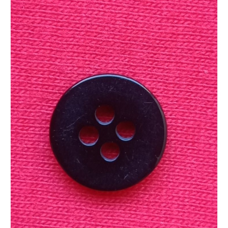 Butones polyester button BLACK/CLEAR sold per 100 pcs. pang school ...