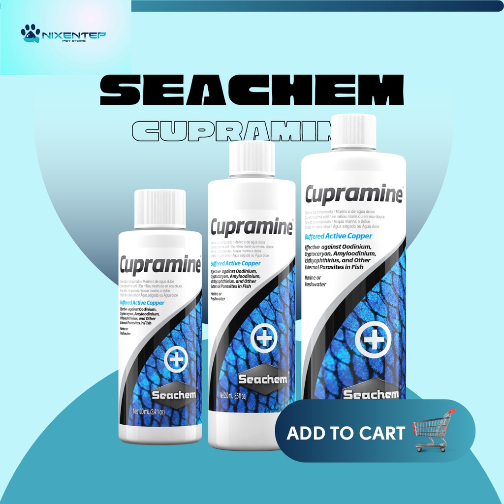 CUPRAMINE EXTERNAL PARASITE TREATMENT BY SEACHEM | Shopee Philippines