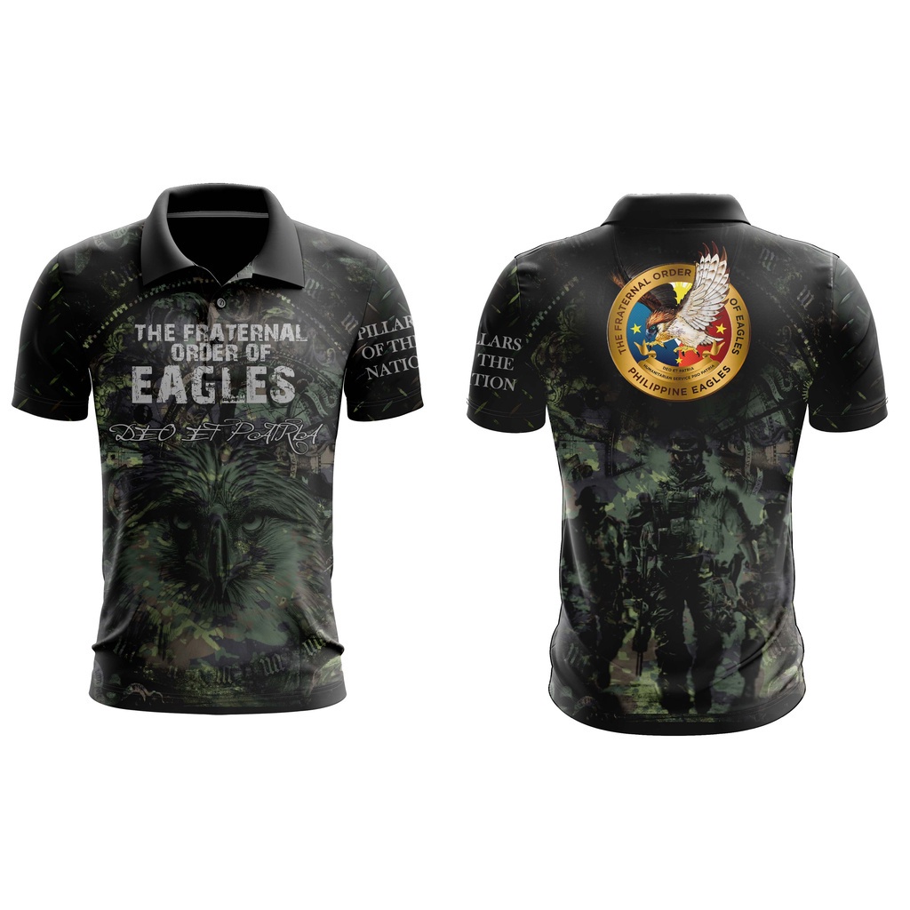 THE FRATERNAL ORDER OF EAGLE TFOE POLO SHIRT | Shopee Philippines