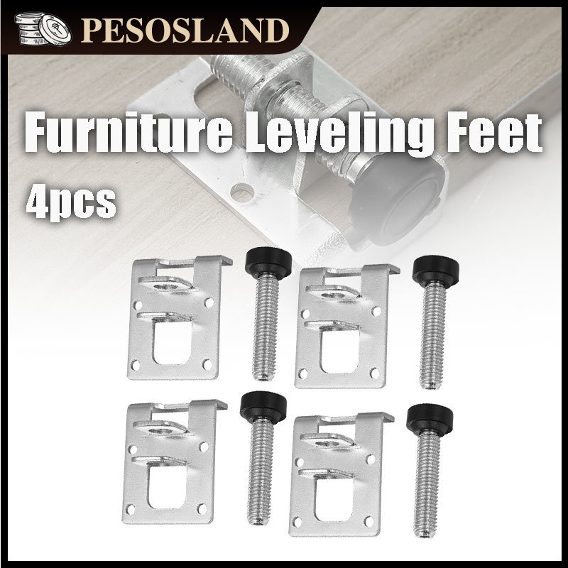 4Pcs/set Adjustable Furniture Leveling Feet Heavy Duty Leveling Feet ...