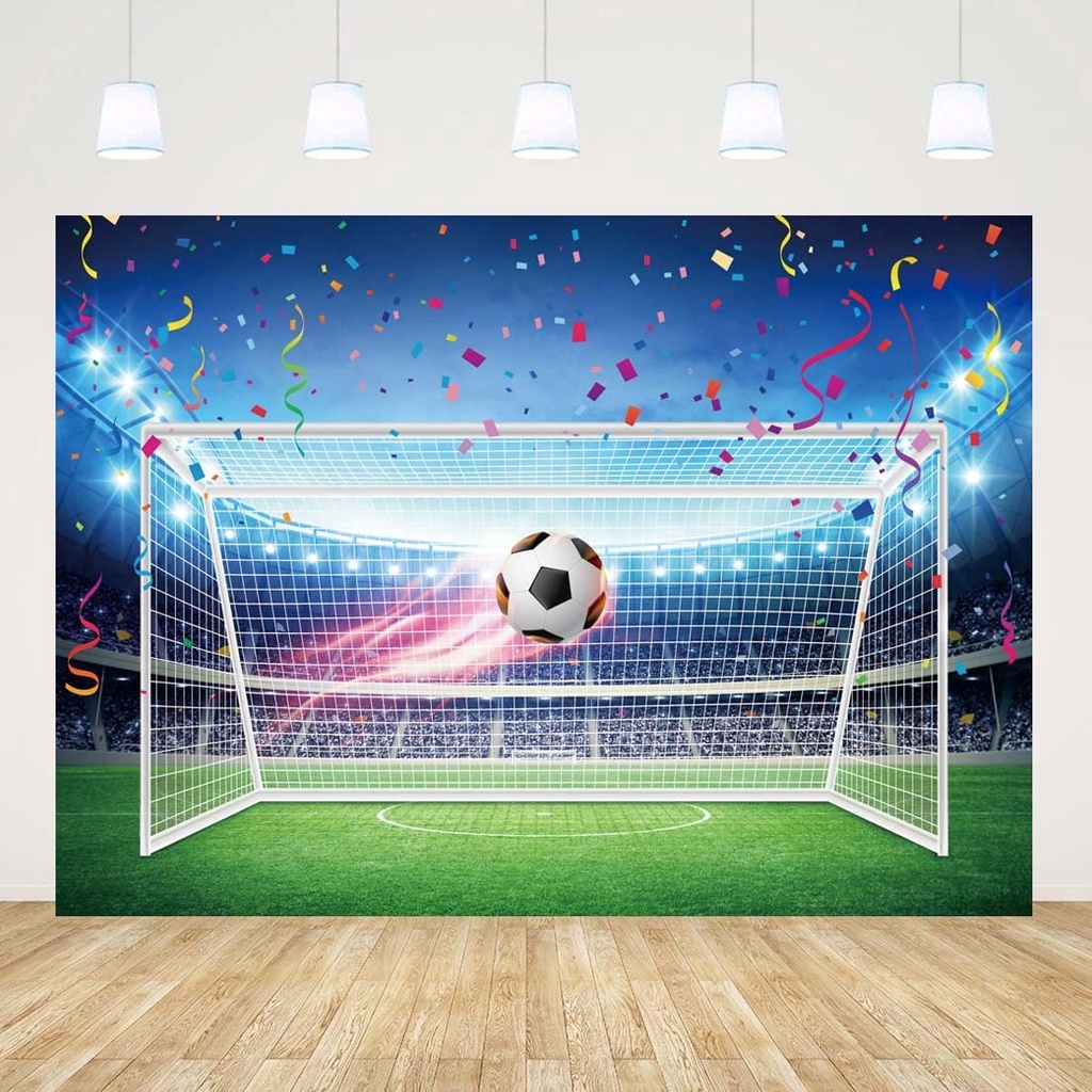 Football Backdrop Stadium Auditorium Light Photography Background Boys ...