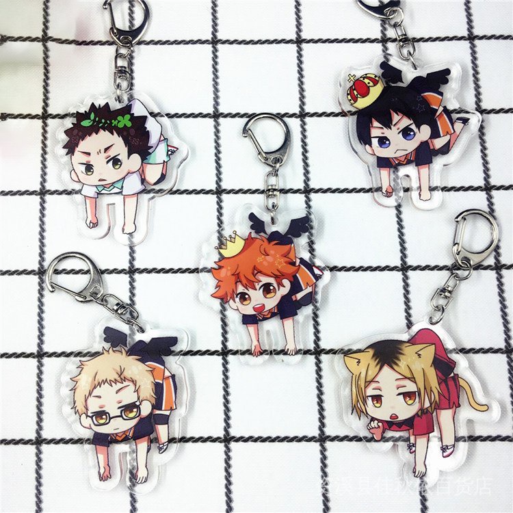 Haikyuu Season 4 Keychain Hinata Shouyo Tobio Kageyama Kozume Kenma ...