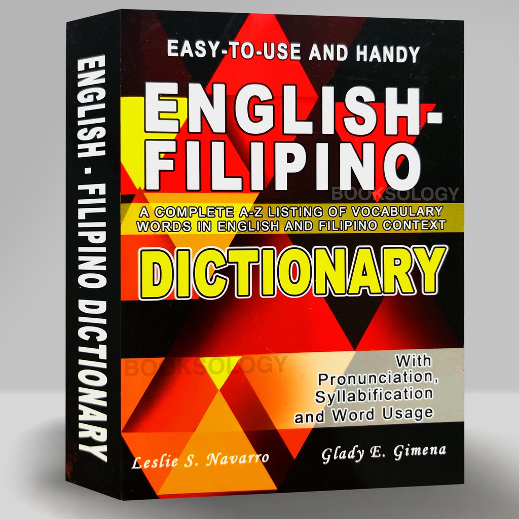 DICTIONARY COLLECTION Tagalog - English - Filipino - Filipino ...