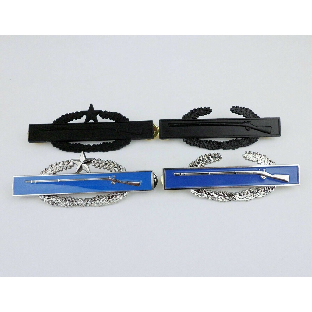 MILITARY U.S. ARMY COMBAT INFANTRYMAN BADGE PIN 1st 2nd award CIB ...